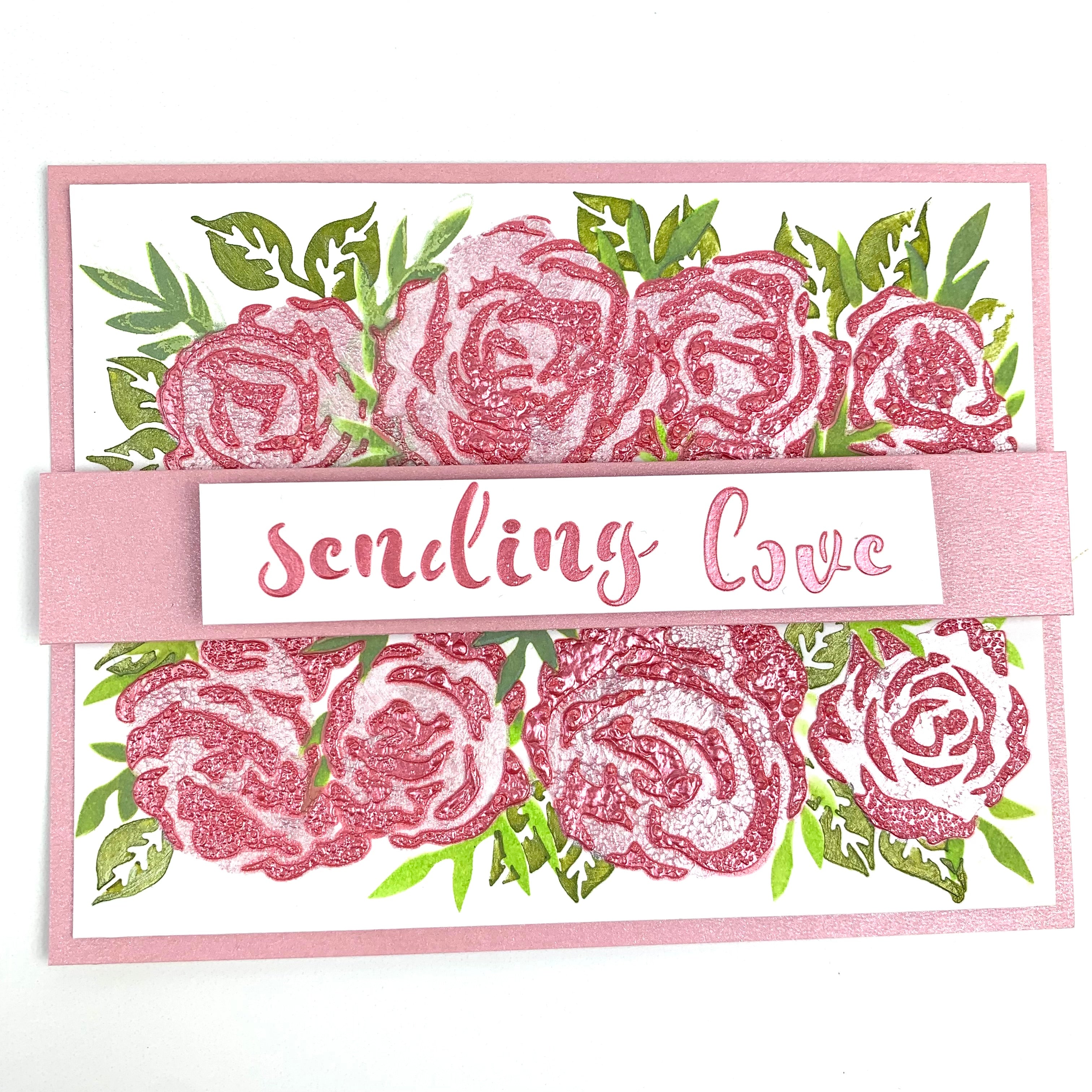 TCW6041 Layered A2 Rose Banner Stencil – TCW Stencils