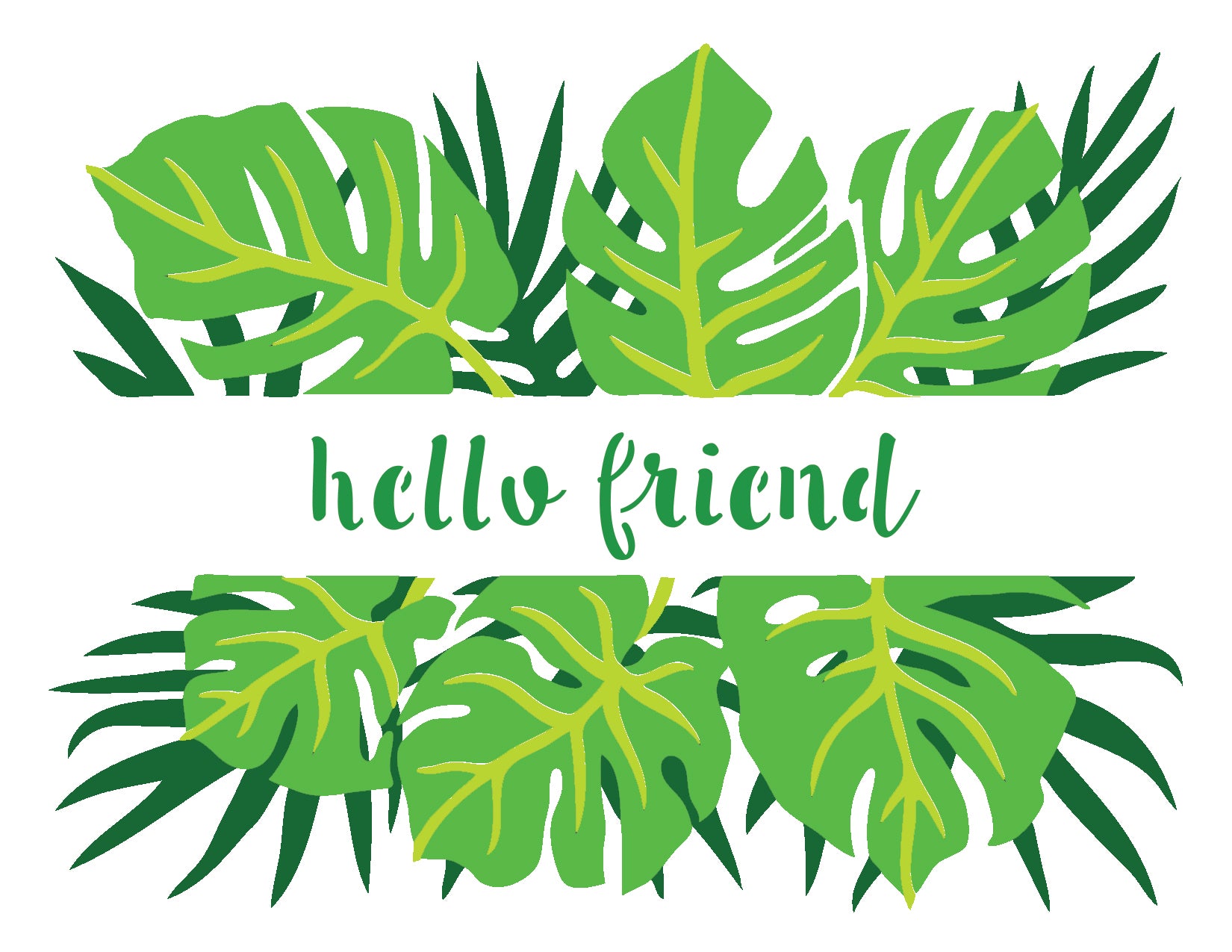 TCW6042 Layered A2 Monstera Banner Stencil – TCW Stencils