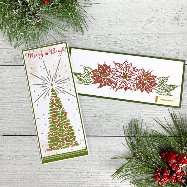 TCW6011 Tall Christmas Tree Layered Slimline Stencil – TCW Stencils
