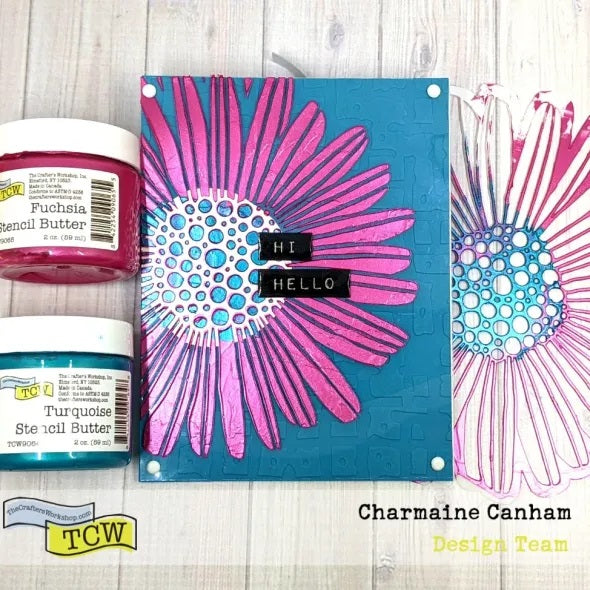 Stencil Butter - Turquoise 2oz. – TCW Stencils